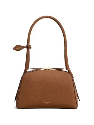 Alaïa Le Bouledogue Small Leather Shoulder Bag - Brown