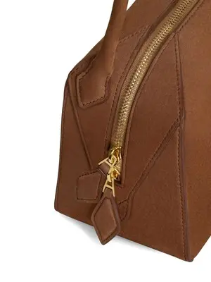 Alaïa Le Bouledogue Small Leather Shoulder Bag - Brown