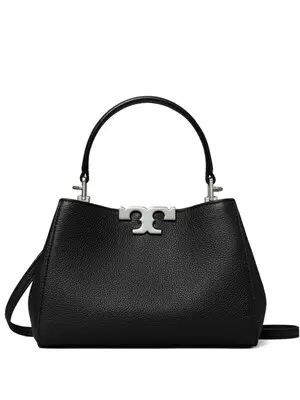 Tory Burch Eleanor Mini Leather Handbag - Black