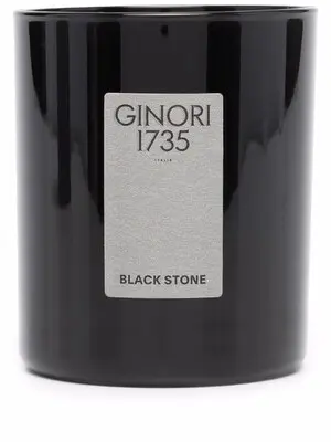 GINORI 1735 Lcdc Stone Refill Candle - Black