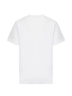 GANNI Cotton T-shirt With Strawberry Graphic
