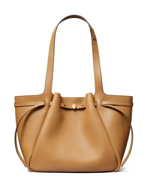 Tory Burch Romy Leather Tote Bag - Brown
