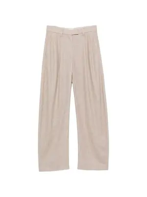 Brunello Cucinelli Wool Wide-leg Trousers