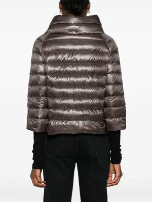 Herno Sofia Nylon Cape - Grey