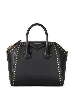 Givenchy Antigona Mini Studded Leather Handbag - Black
