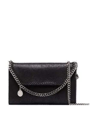 Stella McCartney Falabella Wallet On Chain - Black