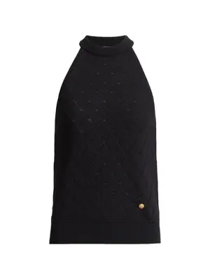 Balmain Wool Knit Top