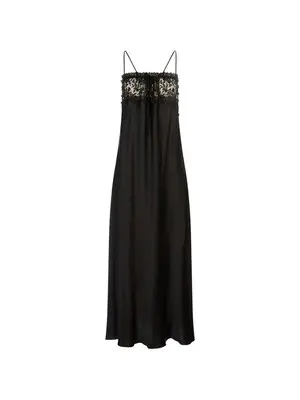 Chloé Satin Silk Maxi Dress