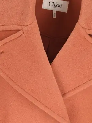 Chloé Wool Coat - Pink