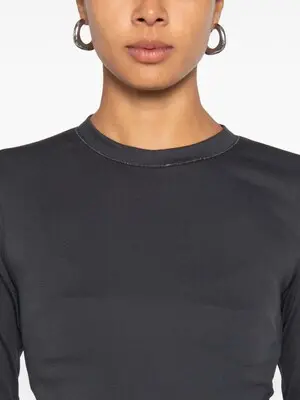 Brunello Cucinelli Cotton Crewneck Sweater With Monili Trim