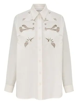 Zimmermann Daylight Embroidered Cotton Shirt