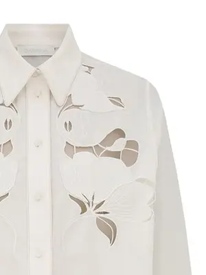 Zimmermann Daylight Embroidered Cotton Shirt