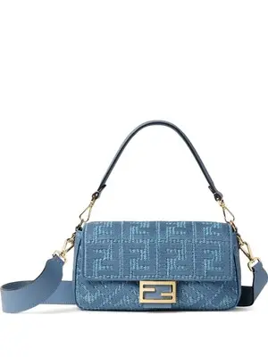 Fendi Embroidered Shoulder Bags