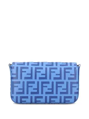 Fendi Ff Diamonds Leather Wallet On Chain