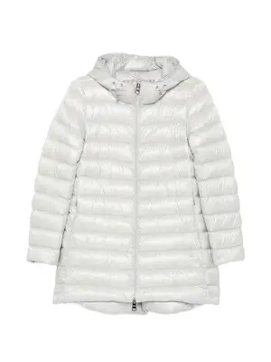 Herno Ultralight Midi Down Jacket In Silk & Nylon