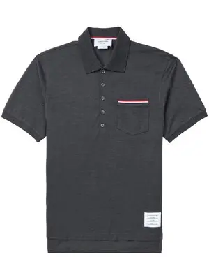 Thom Browne Button Down Polos For Men