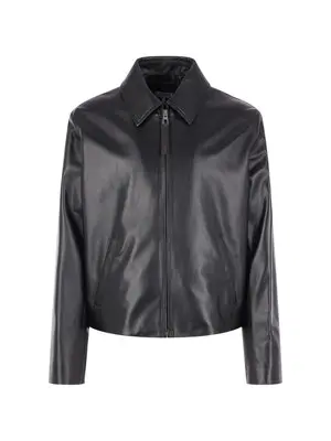 Loewe Leather Zip-up Jacket