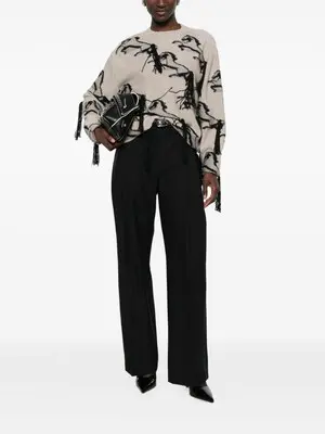 Stella McCartney Embroidered Horse Wool Jumper