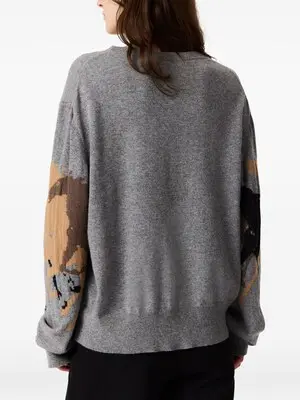 Stella McCartney Racing Horses Wool Jumper