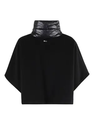 Herno Wool And Nylon Short Down Jacket - Black