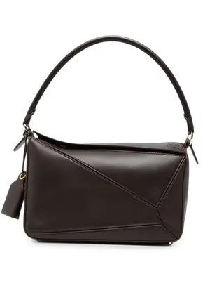 Loewe Puzzle Featherlight Medium Leather Handbag