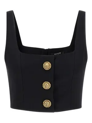 Balmain Square Neck Camis Tanks For Women