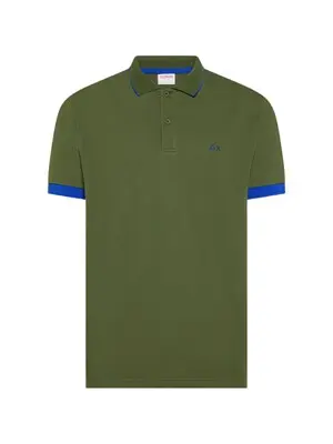 SUN 68 Polo Shirt With Logo - Green