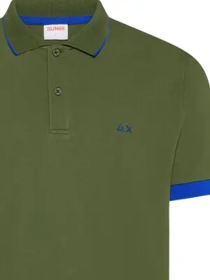 SUN 68 Polo Shirt With Logo - Green