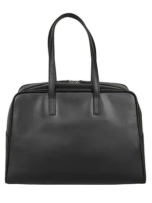 MIZUIRO Large Leather Boston Bag