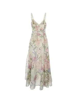 Charo Ruiz Ibiza Floral Print Maxi Dress - White