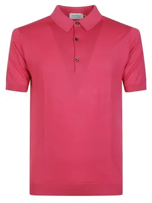 John Smedley Adrian Polo Shirt - Pink