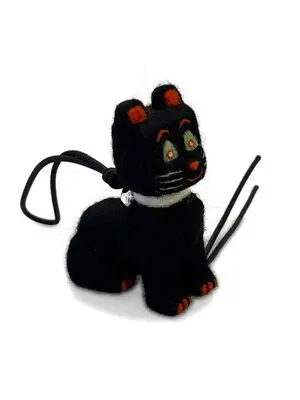 Loewe Cat Charm With Cord Attachment