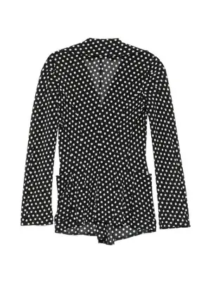 Junya Watanabe Polka-dot Ruffled Jacket