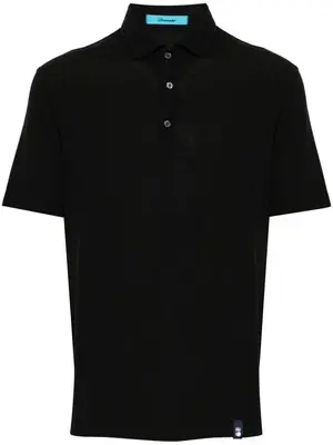 DRUMOHR Cotton Polo Shirt - Black