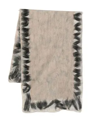 SILVANA MANETTI Cashmere And Silk Scarf - Grey