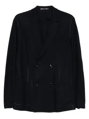 Giorgio Armani Cashmere Double-breasted Blazer Jacket