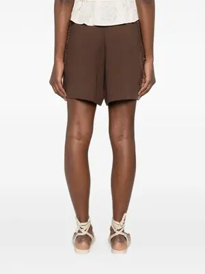 VENUJA Beach Shorts With White Dot Embellishments