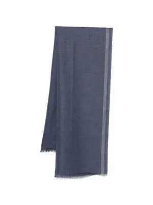 Brunello Cucinelli Linen Scarf - Blue
