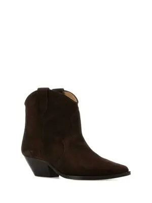 Isabel Marant Étoile Dewina Suede Ankle Boots - Brown