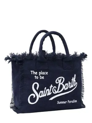 MC2 SAINT BARTH The Place To Be Summer Paradise" Vanity Bag - Blue