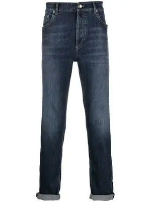 Brunello Cucinelli Mid Rise Jeans For Men