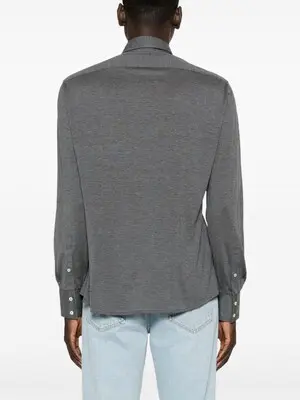 Brunello Cucinelli Silk And Cotton Blend Shirt