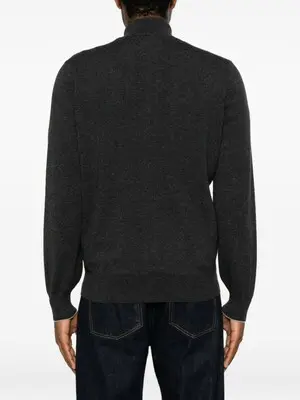 Brunello Cucinelli Cashmere Zip-up Cardigan - Grey