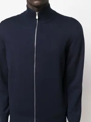 Brunello Cucinelli Cashmere Zipped Cardigan - Blue