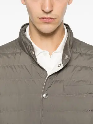 Brunello Cucinelli Padded Vest - Grey