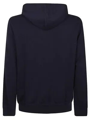 Brunello Cucinelli Cotton Blend Hoodie - Blue