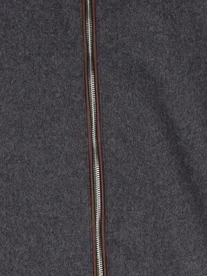 Brunello Cucinelli Wool Down Jacket With Hood