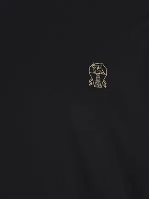Brunello Cucinelli Logo Cotton T-shirt