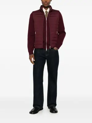 Brunello Cucinelli Puffer Vest - Red