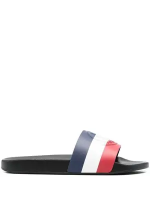 Moncler Logo Slides Slipper